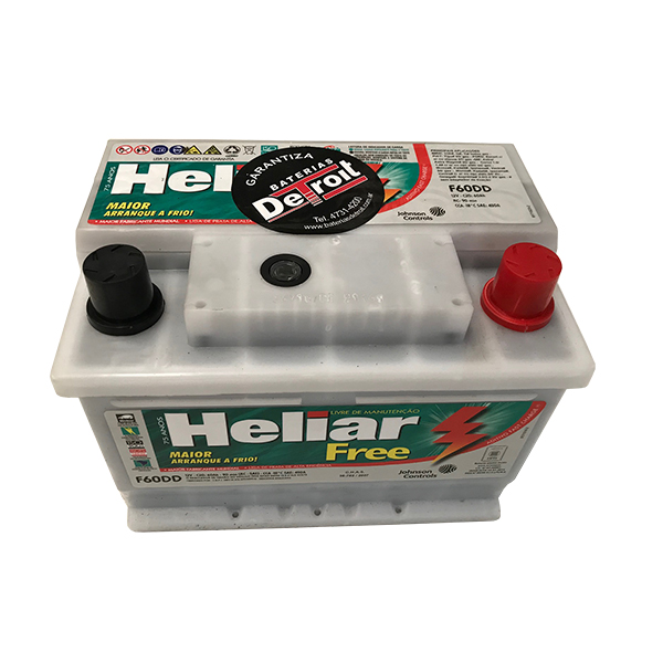 Batería Heliar 12v85Ah modelo HE75PD – Baterías Detroit