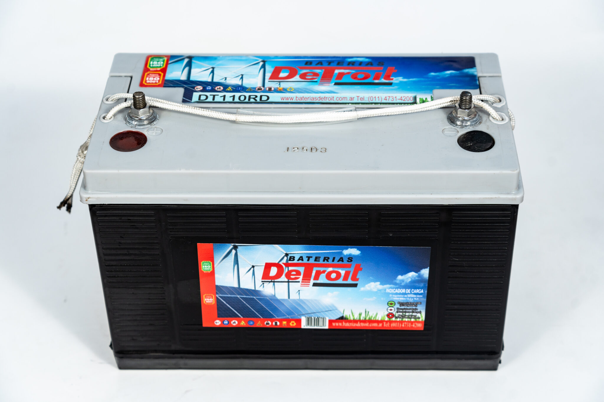 BATERÍA DETROIT SOLAR 12V110AH MODELO DT110 E BLINDADA – Baterías Detroit